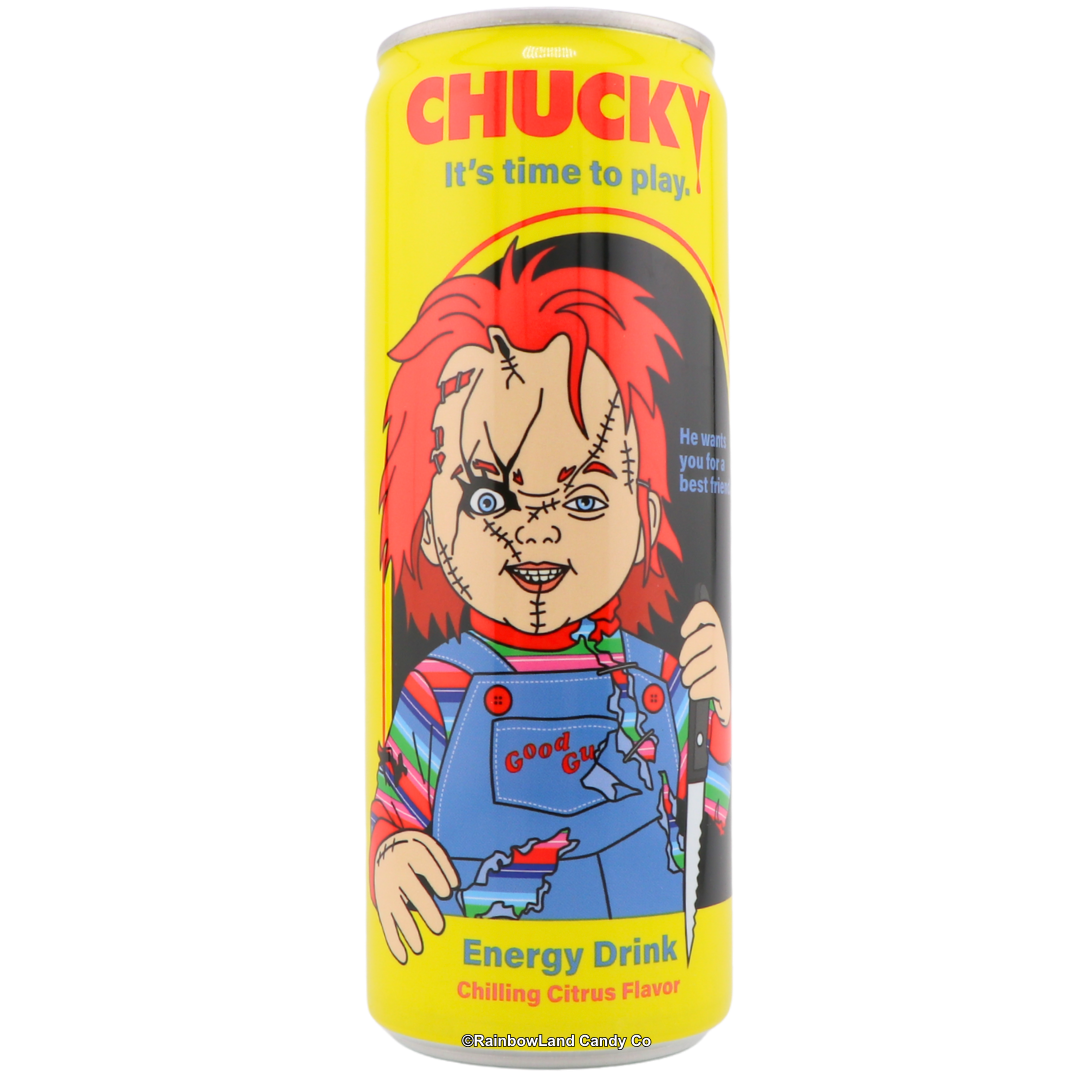 Chucky "It's time to play" Energy Drink - Citrus Flavor 12 FL OZ ...