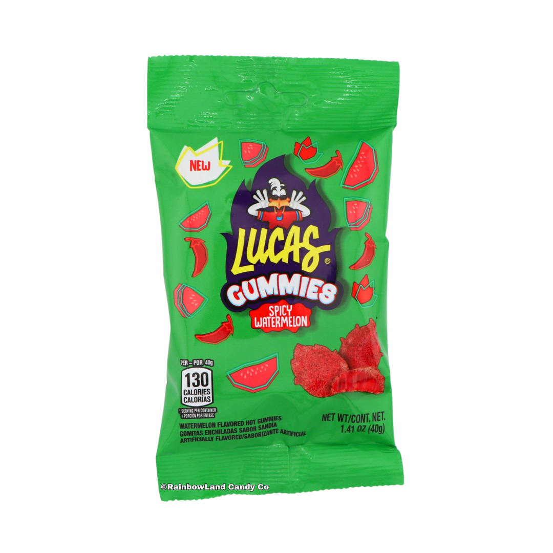 Lucas Spicy Watermelon Gummies – RainbowLand Candy Co