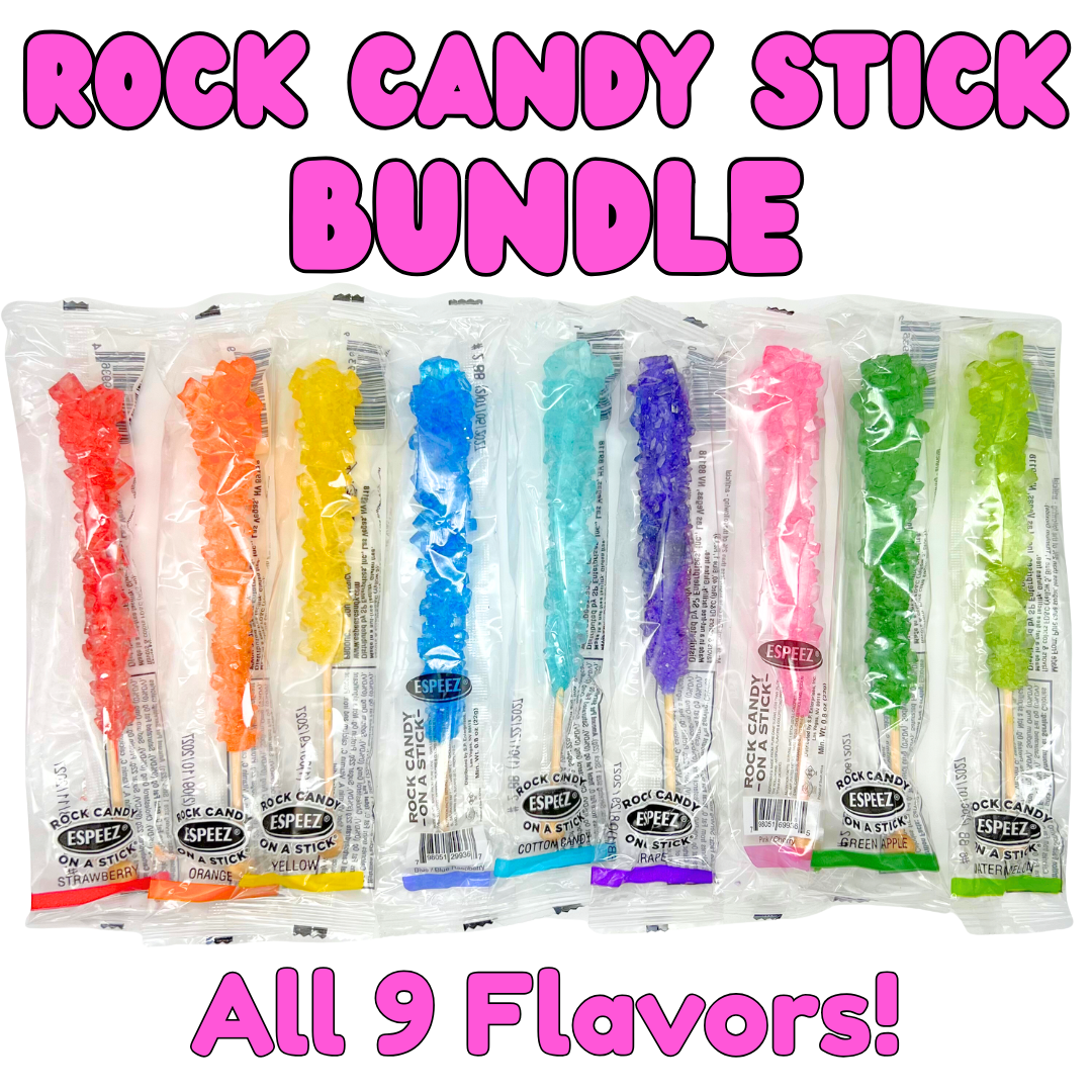 Rock Candy Stick Bundle (All 9 Flavors!) – RainbowLand Candy Co