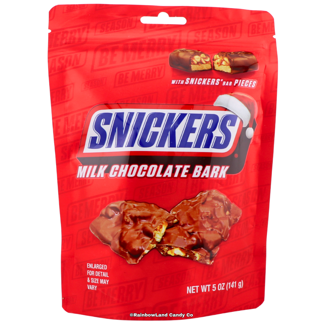 Snickers Milk Chocolate Bark - Delicious Holiday Treats – RainbowLand ...