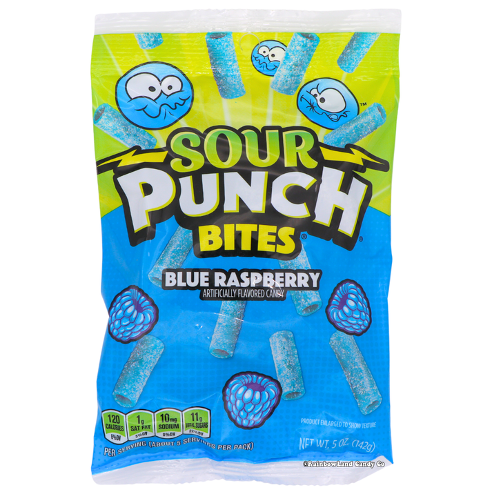 Sour Punch Bites - Blue Raspberry Candy Delight Pack – RainbowLand Candy Co