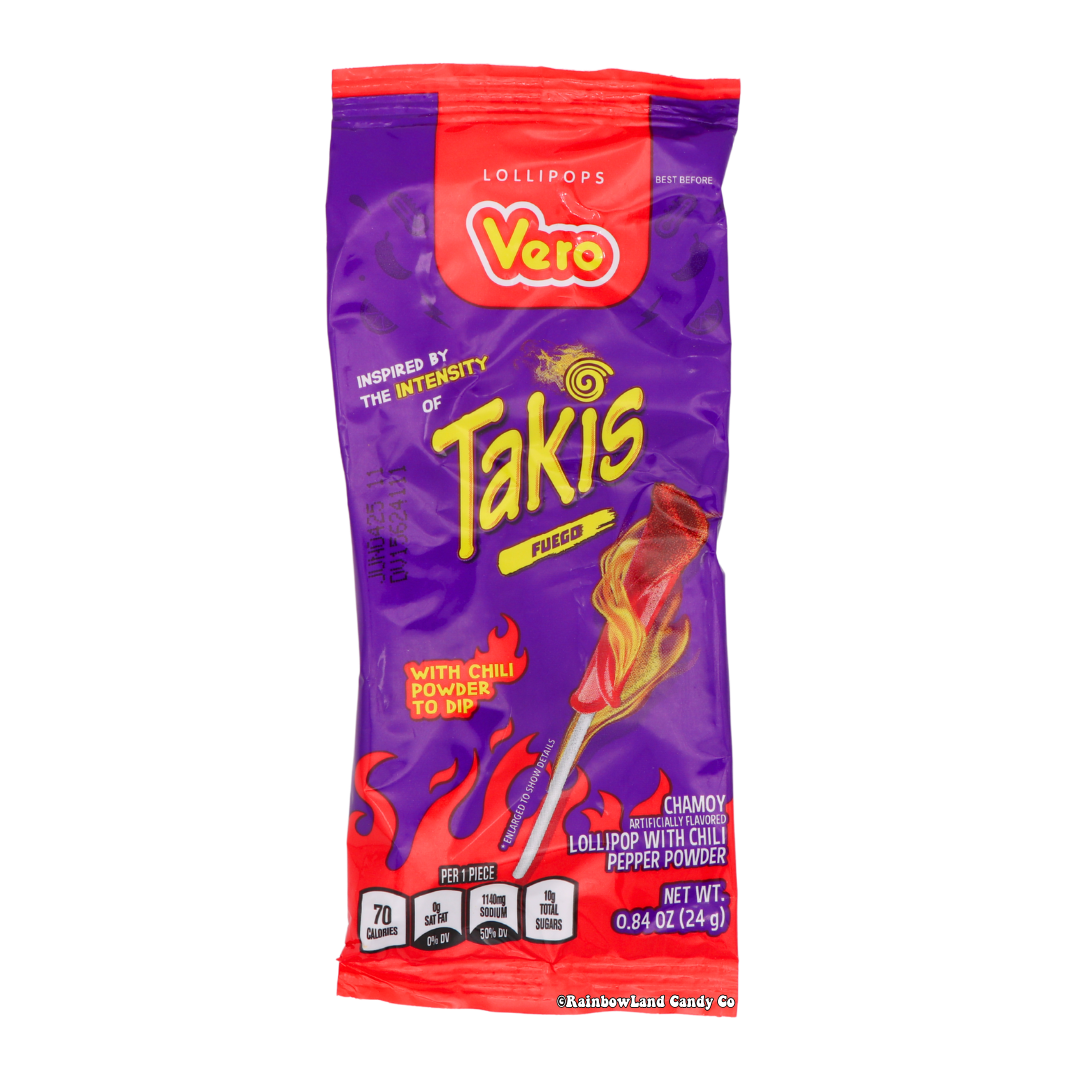 Takis Fuego Lollipop – RainbowLand Candy Co