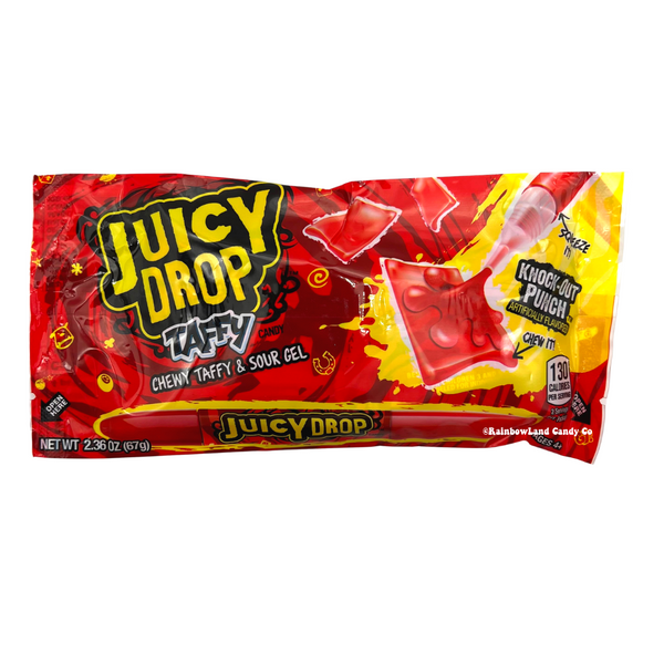Juicy Drop Taffy - Delicious Taffy with Sour Gel Flavors – RainbowLand ...