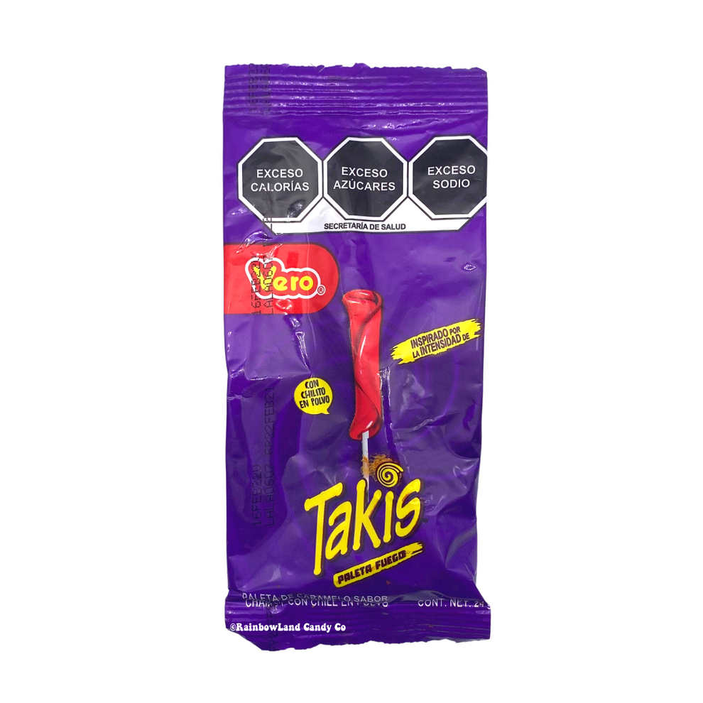 Takis Fuego Lollipop – RainbowLand Candy Co