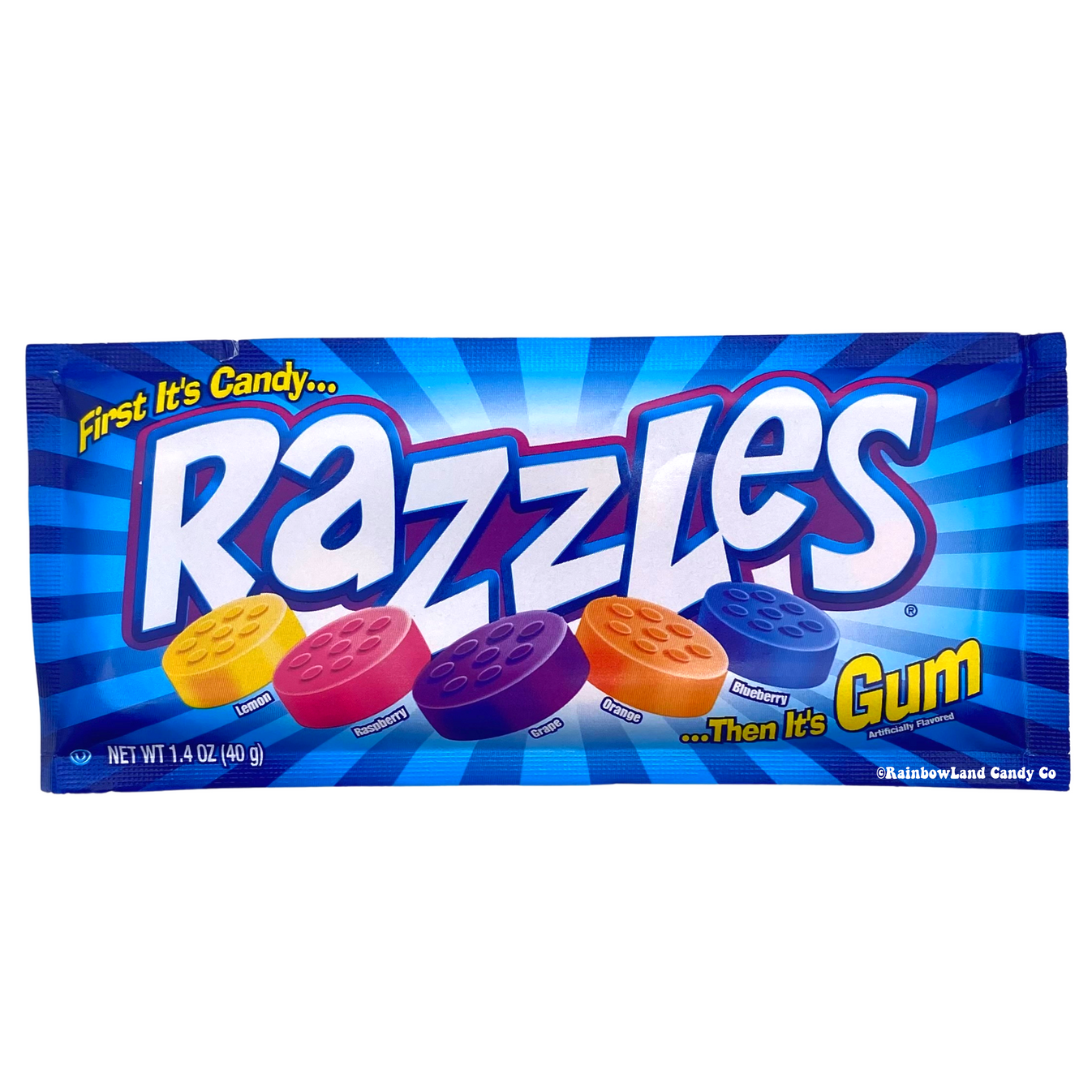 Razzles Nostalgic Candy - Regular – RainbowLand Candy Co